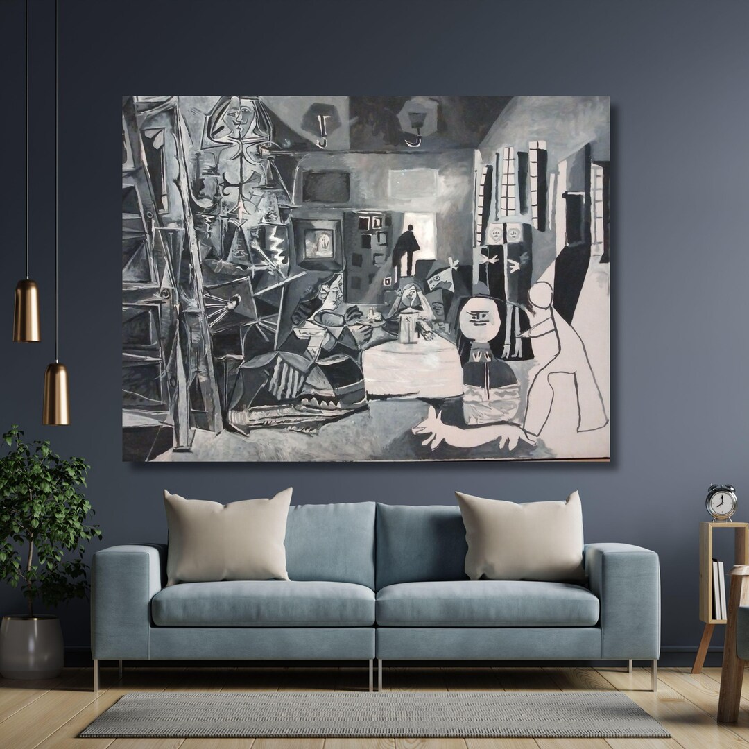 Pablo Picasso Canvas Wall Art – Las Meninas Painting Print for Home ...