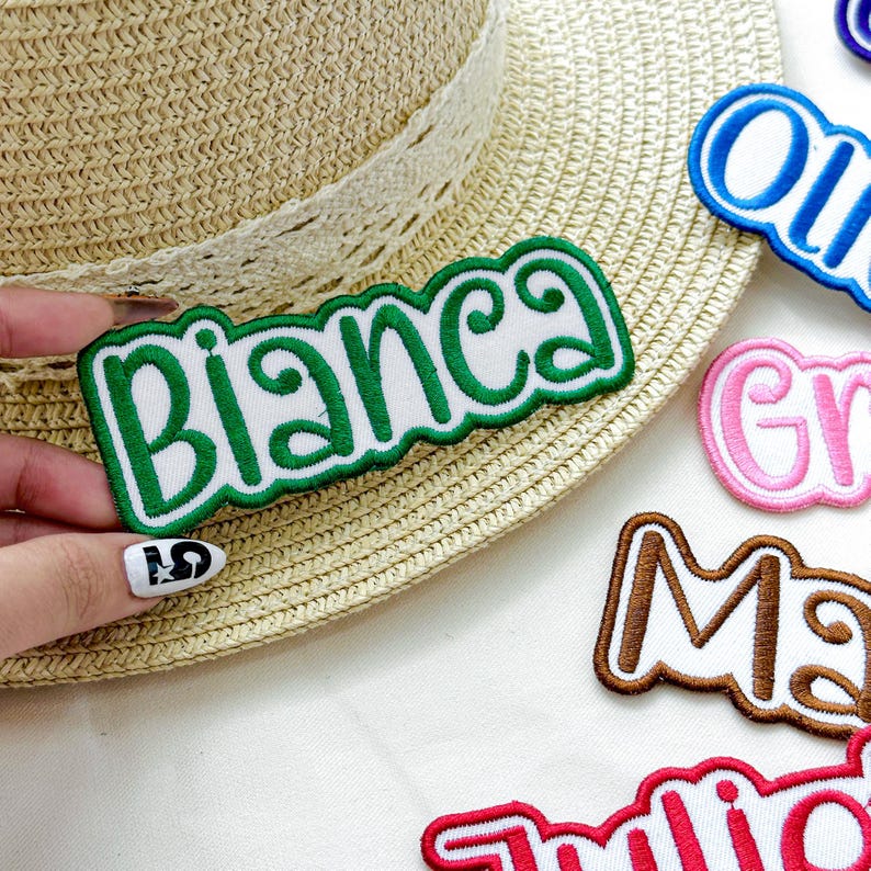 Personalized Embroidered Patch – Custom Name Patch | Velcro Gift Tag - Etsy