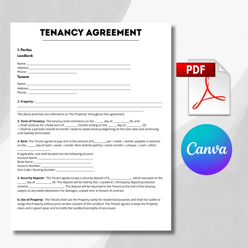 Tenancy Agreement, Rent a Room Tenancy, Room Only Tenancy, Room Let ...