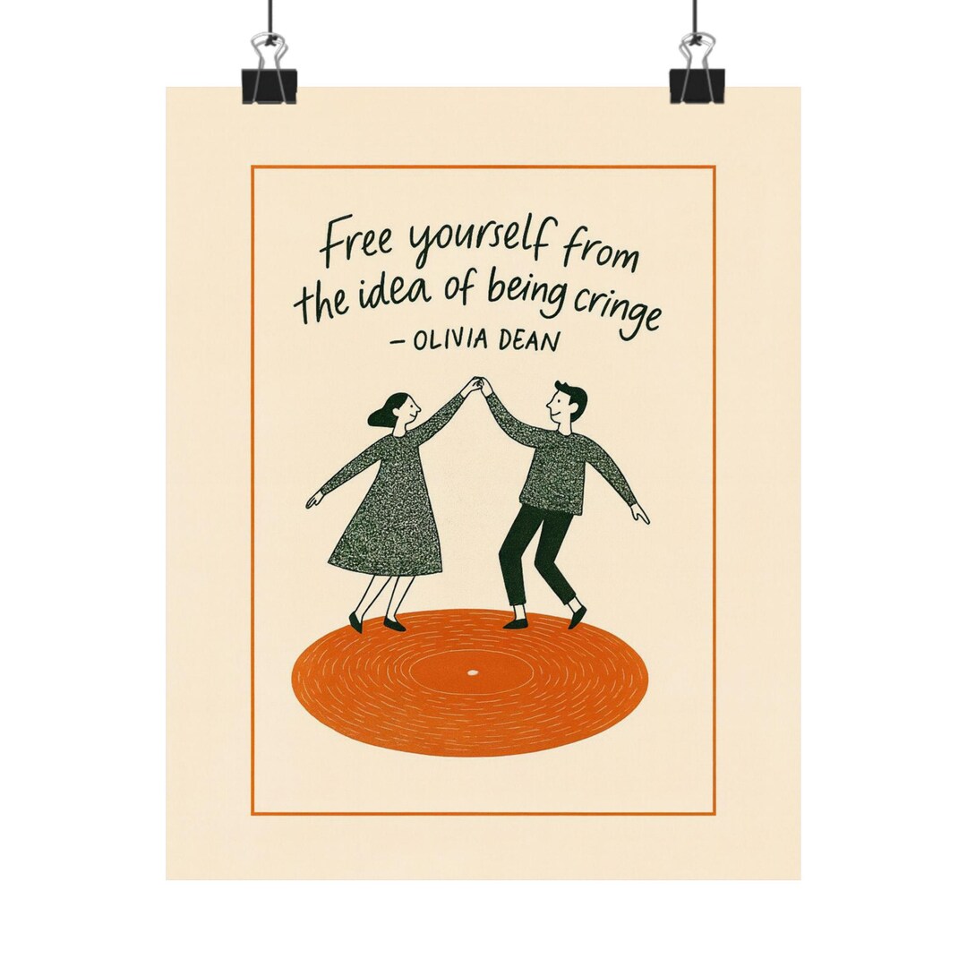 Olivia Dean Inspirational Quote- "free Yourself From the Idea of Being ...