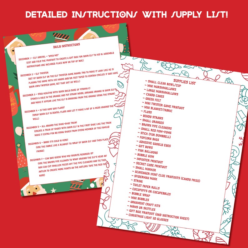 Elf Shenanigans Kit - Digital Download - Etsy