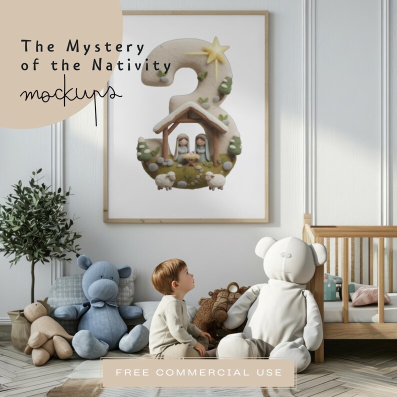 The Mystery of the Nativity | Nativity Christmas Numbers 0-9 | High ...
