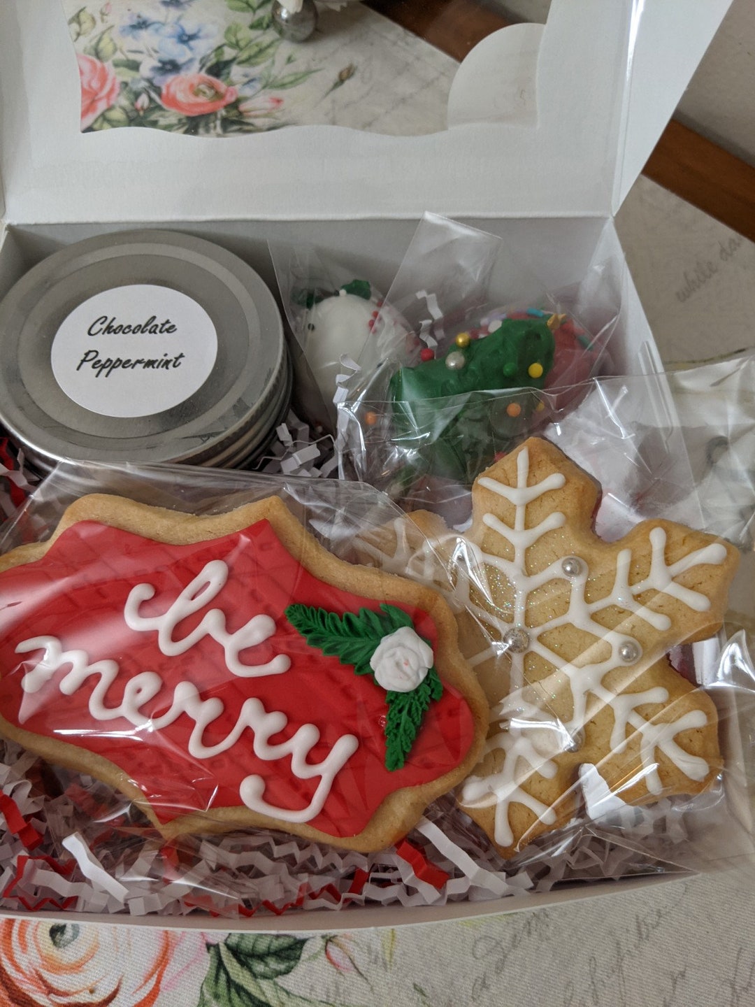 Christmas Holiday Dessert Gift Box - Etsy