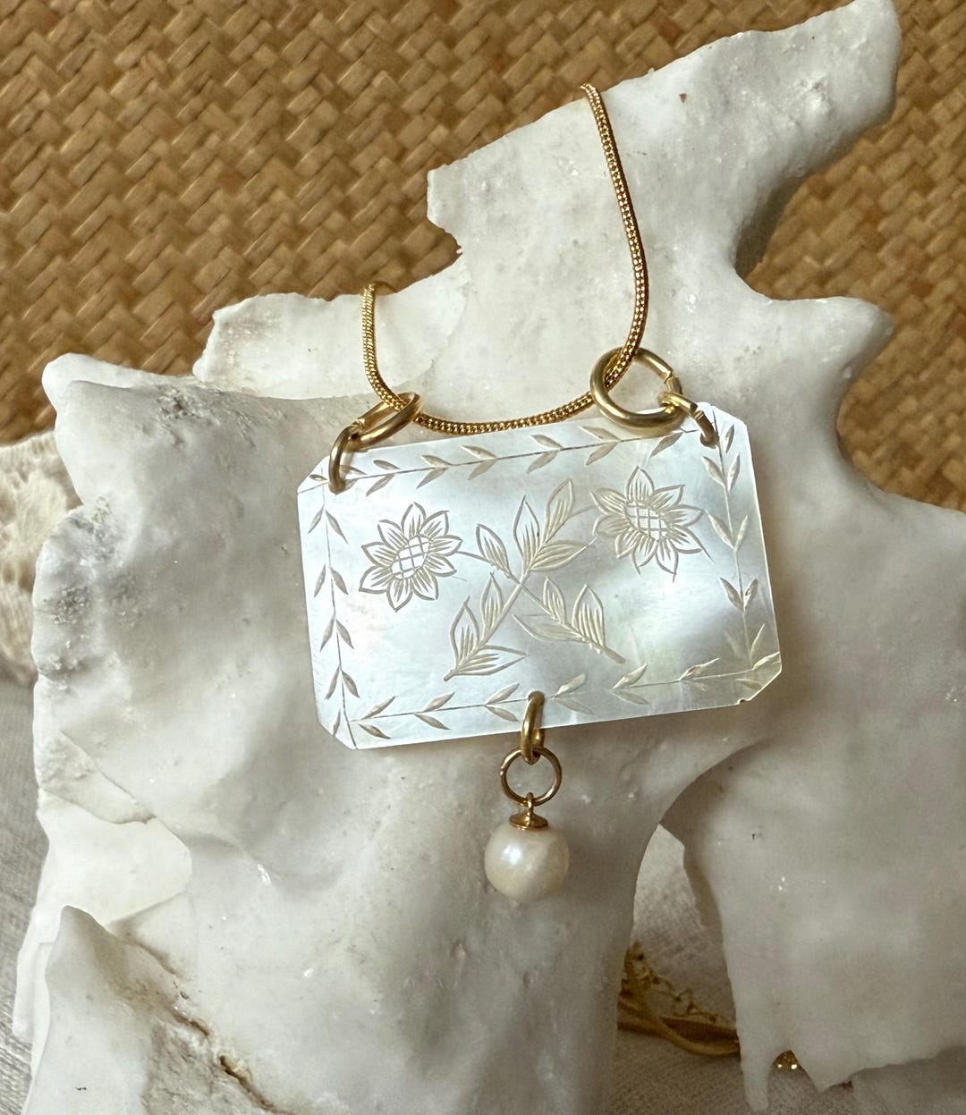 Necklace With Pendant Made From an 18th-century Chinese Gaming Token ...