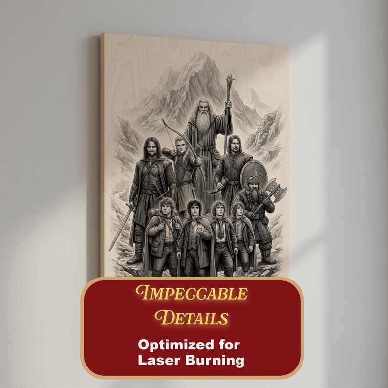 Fantasy Epic PNG Laser Bundle | Wood Slate Plaque Coaster Sign | Xtool ...