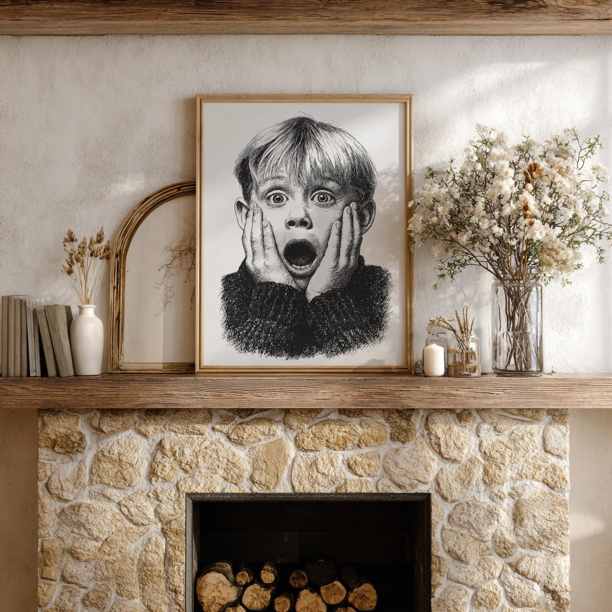 Screaming Boy Laser Cut File, Dithered PNG, Funny Pyrography Stencil - Etsy