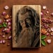 Wizard Portrait PNG | Dithered Laser Engraving File - Etsy