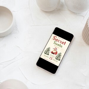 Secret Santa Invite Template | Christmas Party Invitation | Work ...