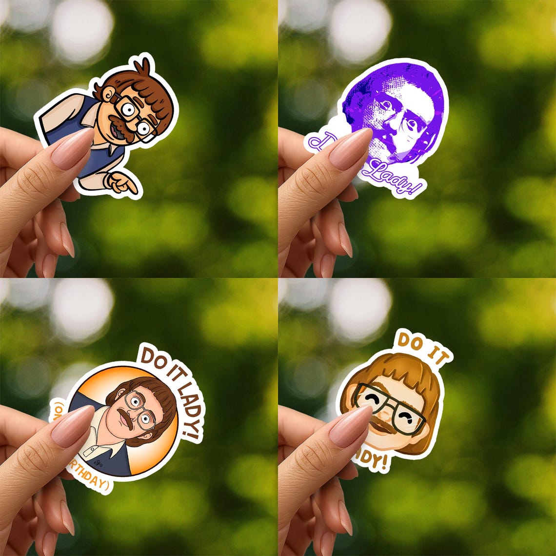 Chit Do It Lady Meme Sticker Sheet –decals for Laptop, Gifts 40 Piece ...