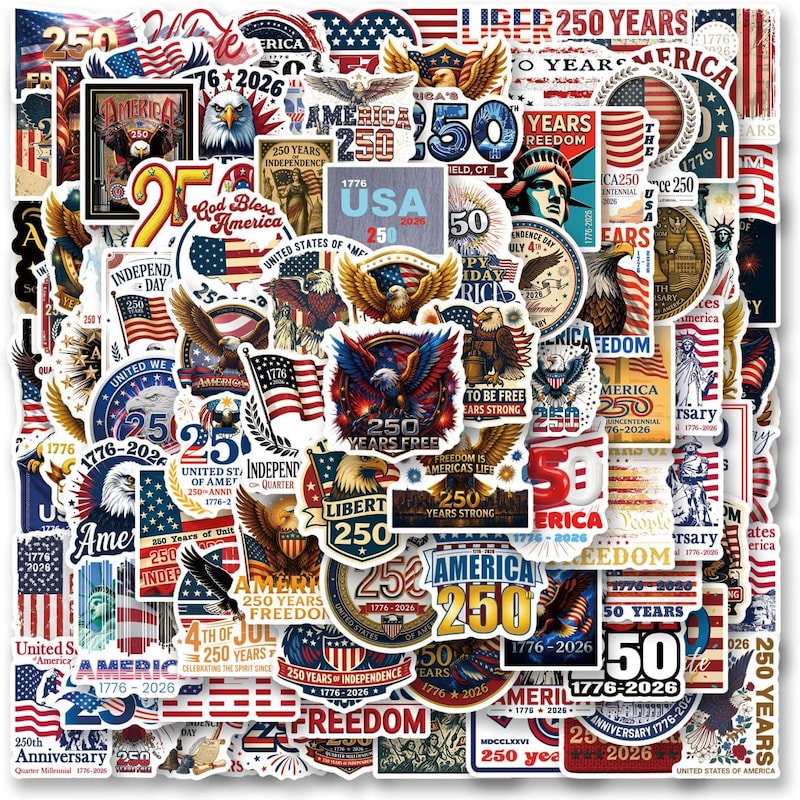 America 250 Stickers - Etsy