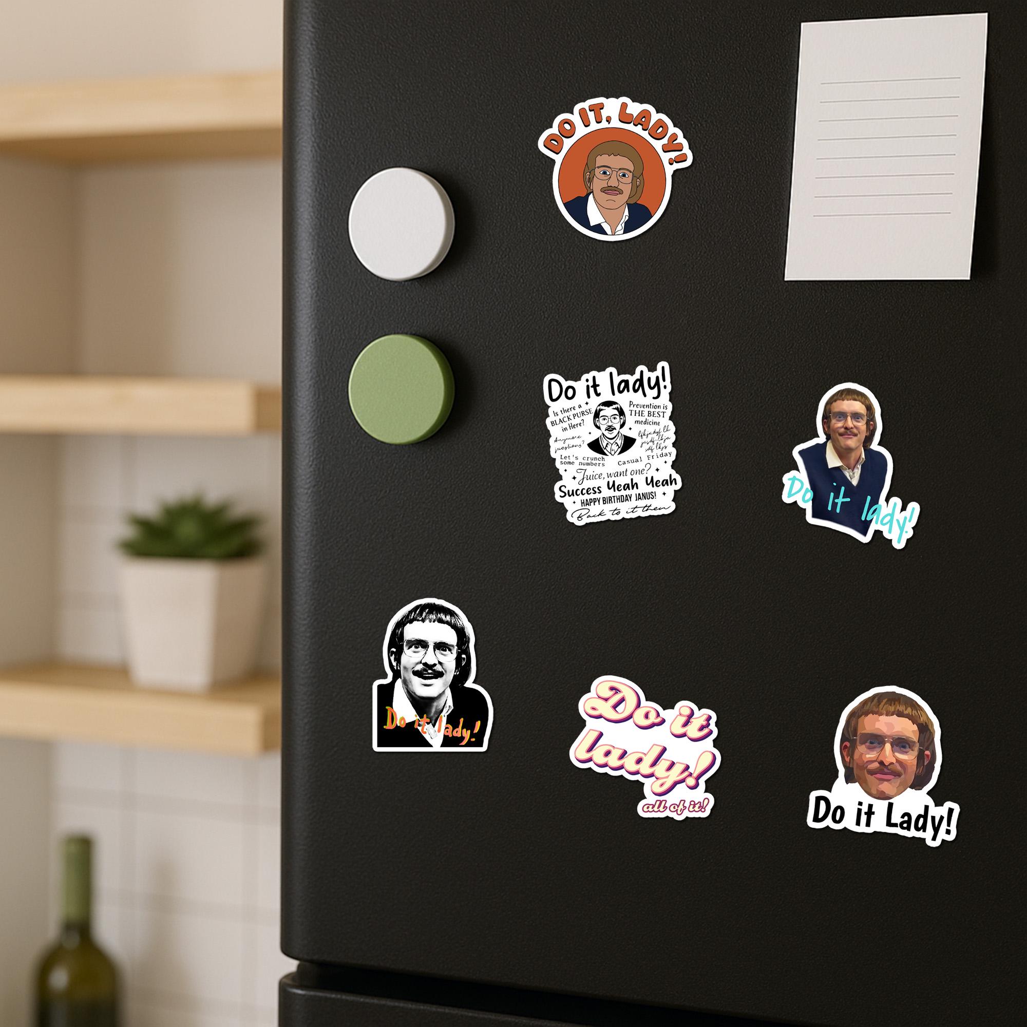 Chit Do It Lady Meme Sticker Sheet –decals for Laptop, Gifts 40 Piece ...