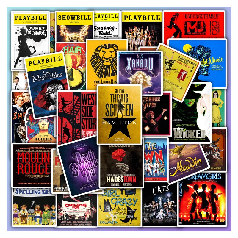 Theatre Stickers - Etsy