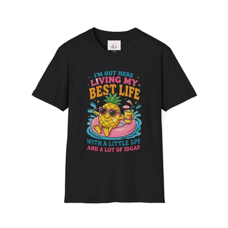 Living My Best Life Pineapple Shirt | Funny Summer Vacation Tee - Etsy