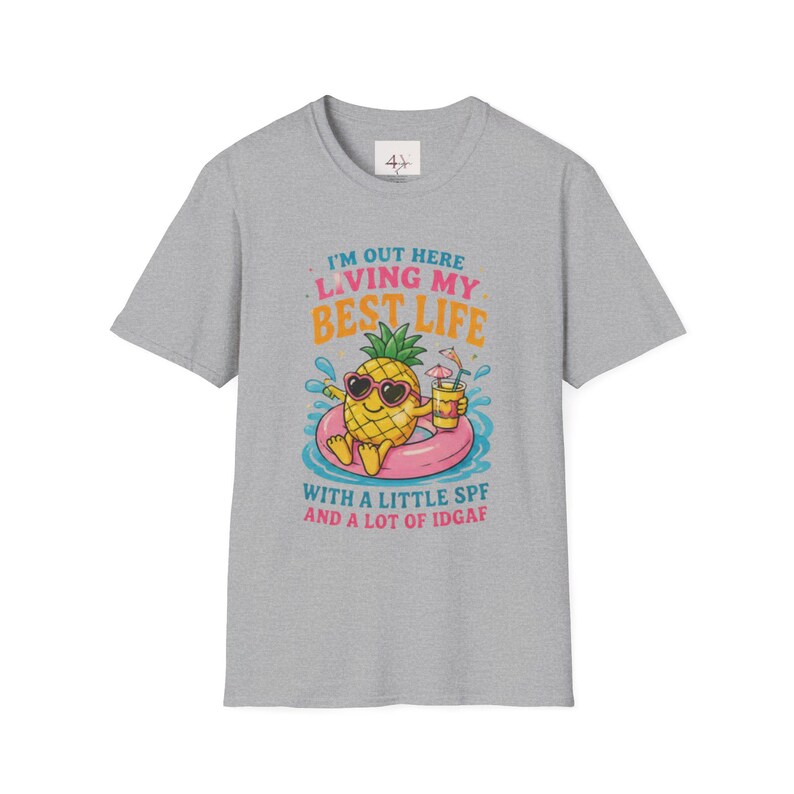 Living My Best Life Pineapple Shirt | Funny Summer Vacation Tee - Etsy