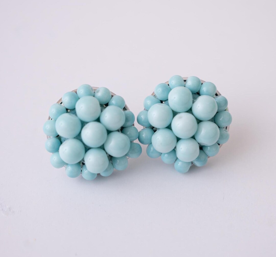 Introducing the Jackie Ohhh so Retro Button Beaded Cluster Stud ...