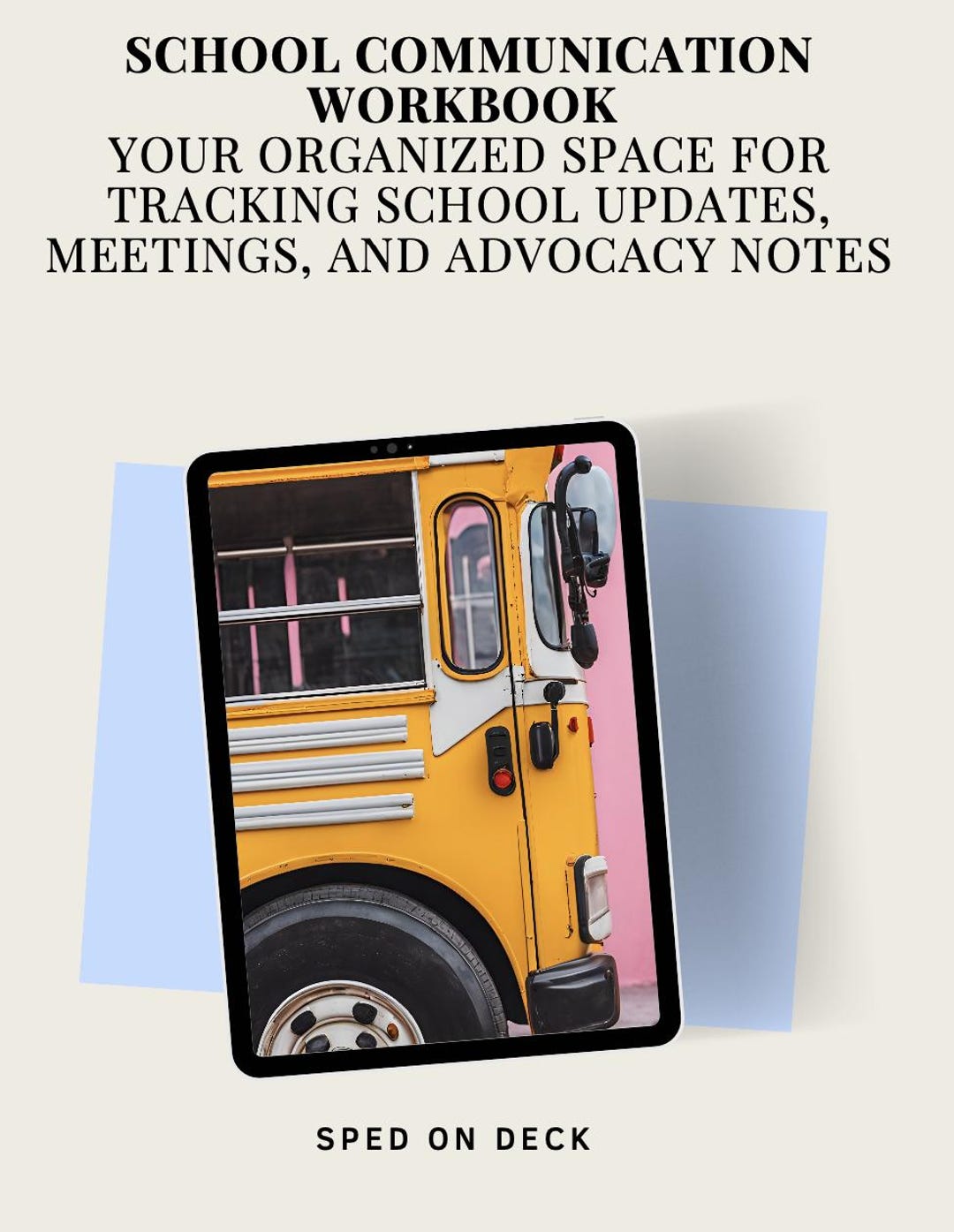 School Communication Log | IEP & Teacher Contact Tracker | Special ...