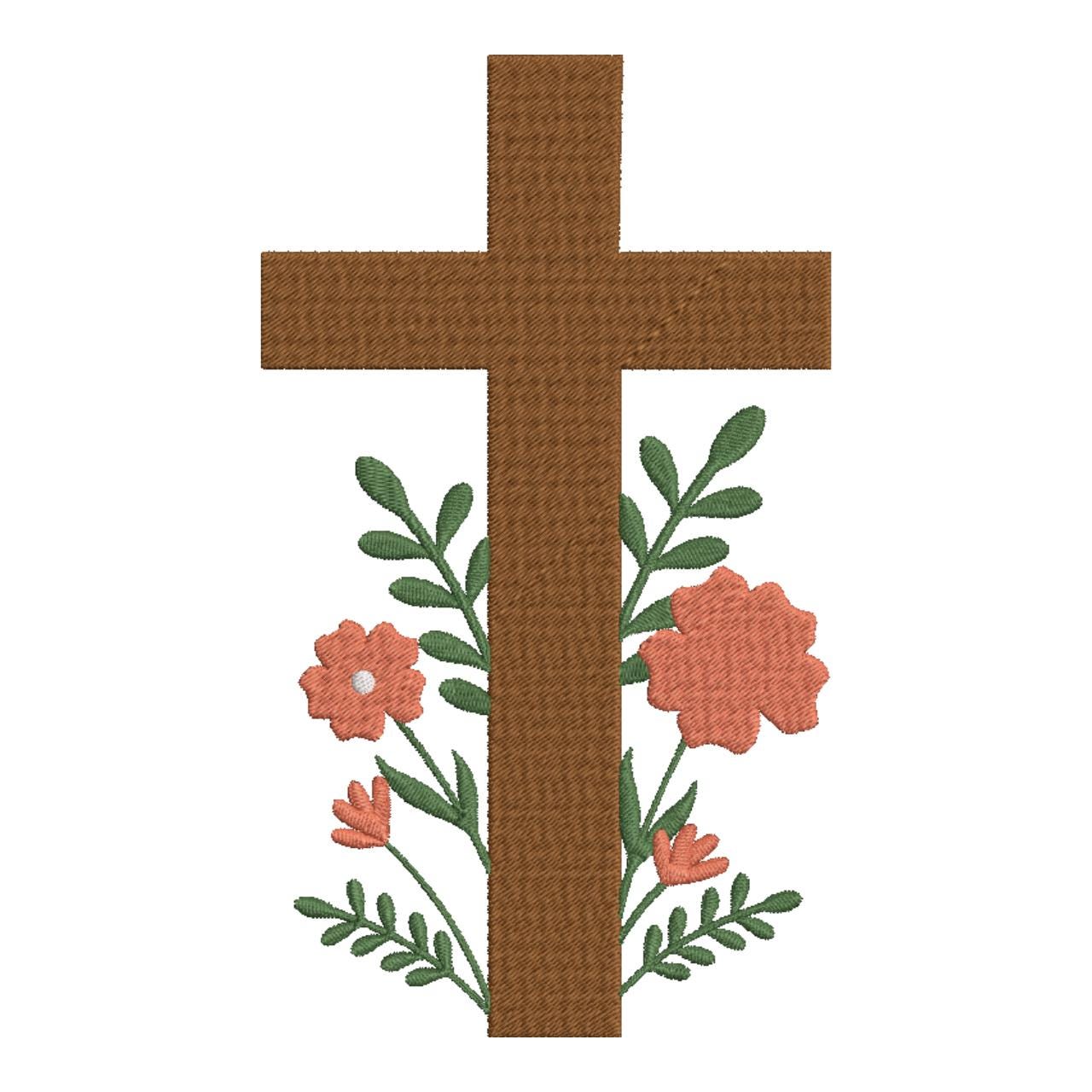 Christian Cross Bundle Embroidery Design | Jesus Cross | Religious ...