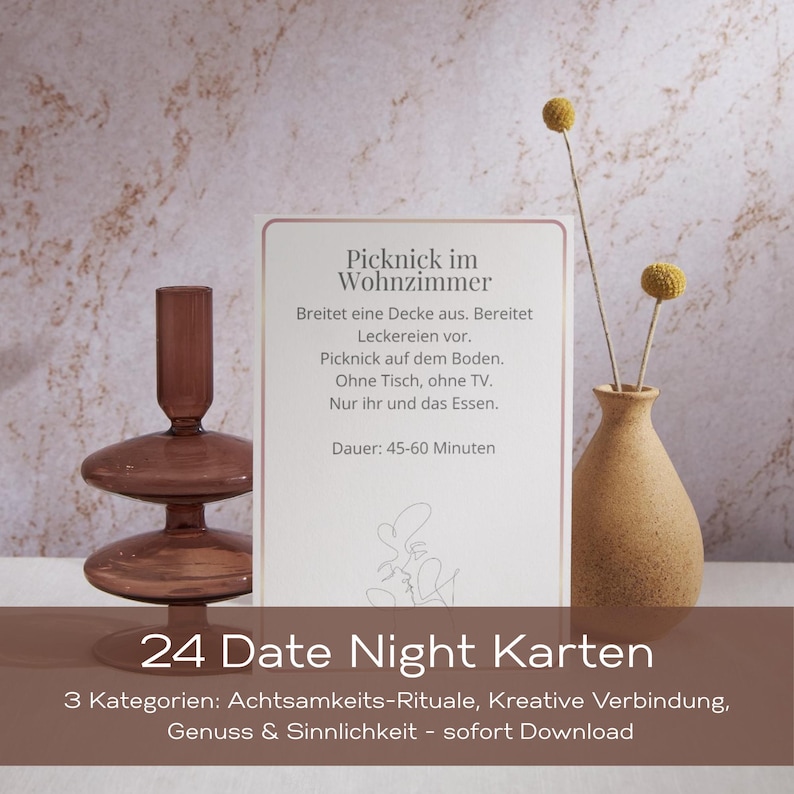 Date Night Ideas Cards – 24 Ideas for Couples, Date Night Cards ...
