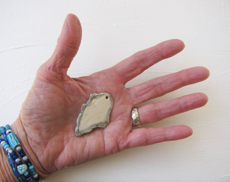 Abstract Sea Dagger Pendant Stoneware Clay - Etsy