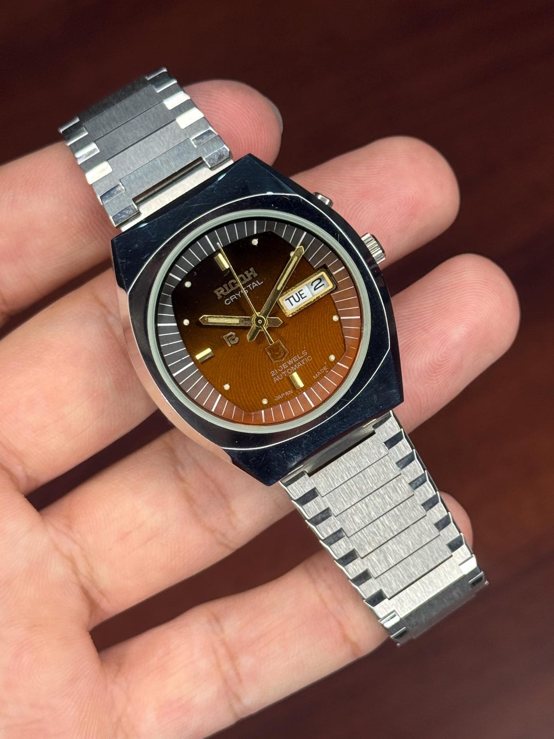 Ricoh Watch Automatic Day/date Men’s Wrist Watch - Etsy