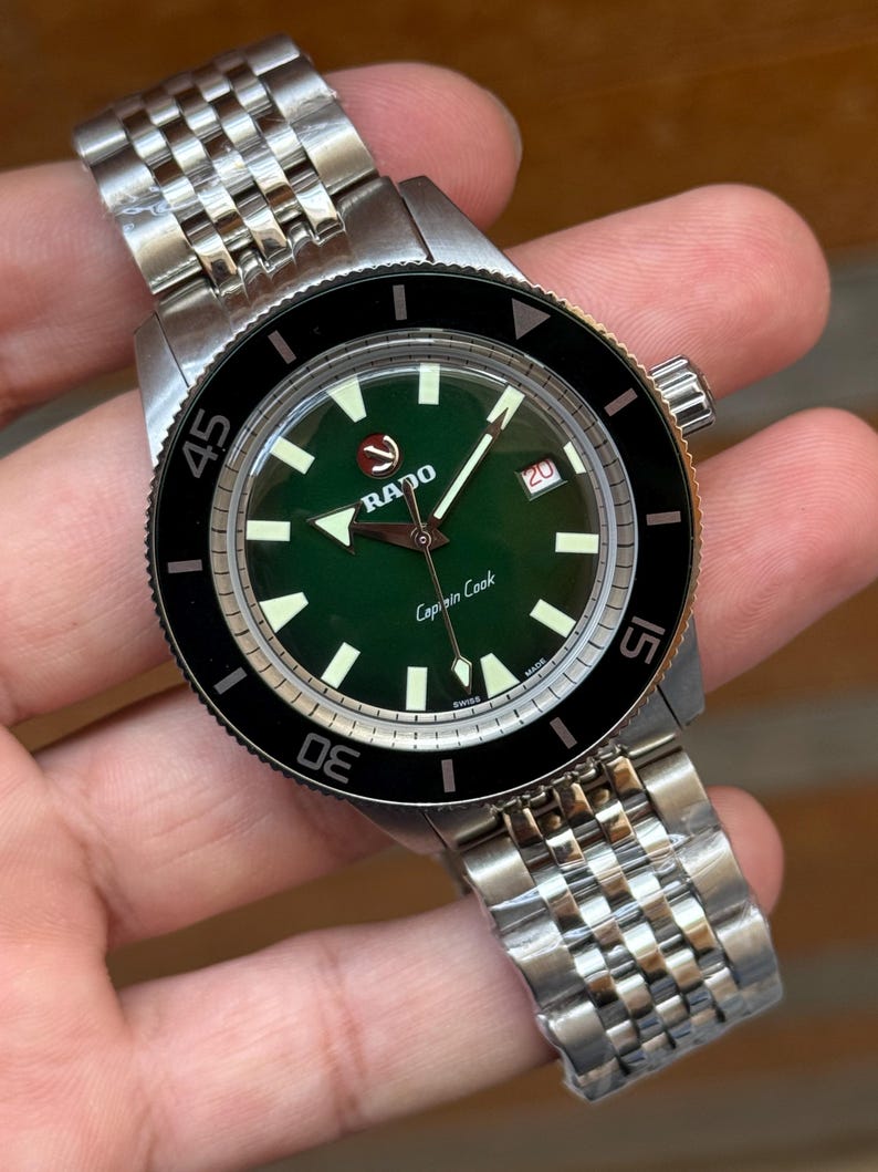 Rado Captain Cook Automatic Date Men’s Wrist Watch - Etsy