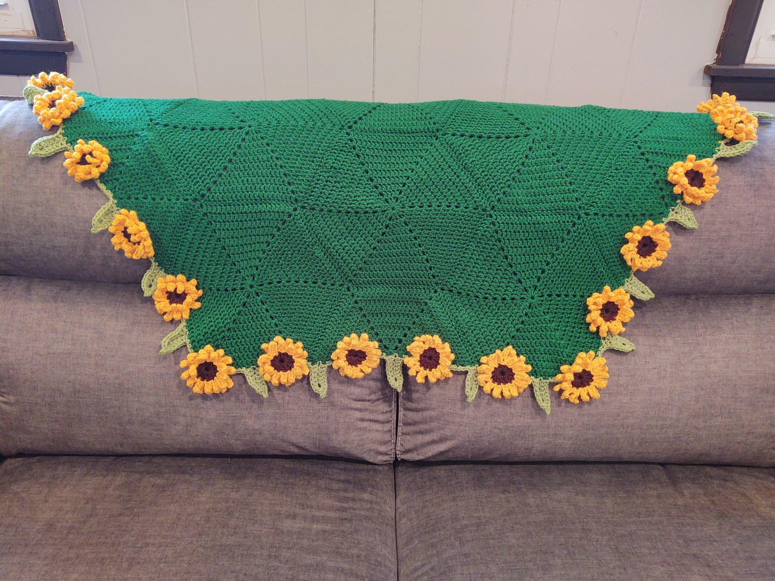 Sunflower Bouquet Afghan Crochet Pattern PDF ONLY - Etsy