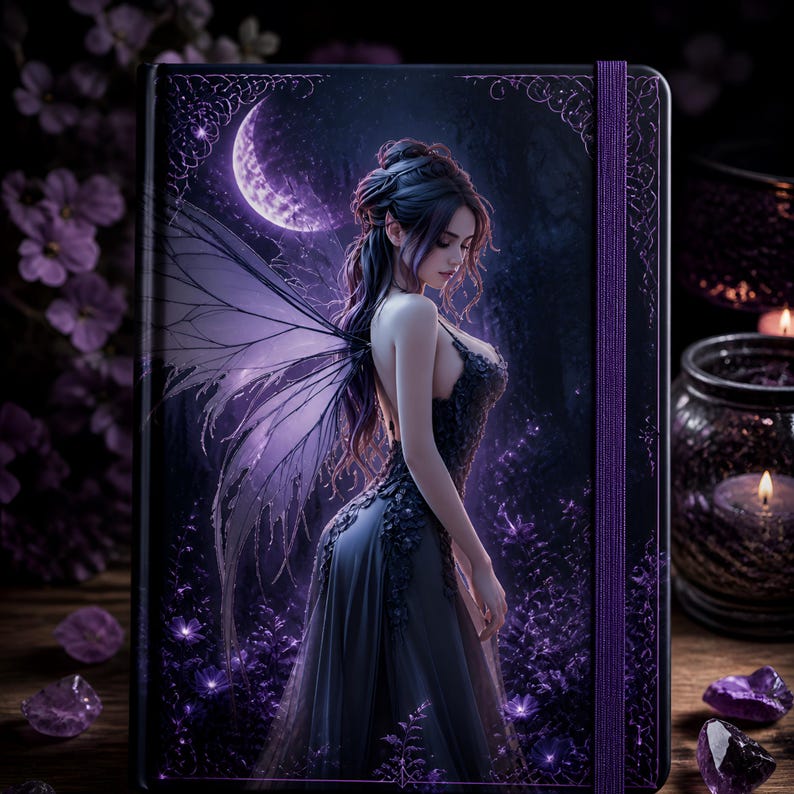 Mystic Fairy Clipart, Purple Fairy Tale Graphics for Digital Download ...