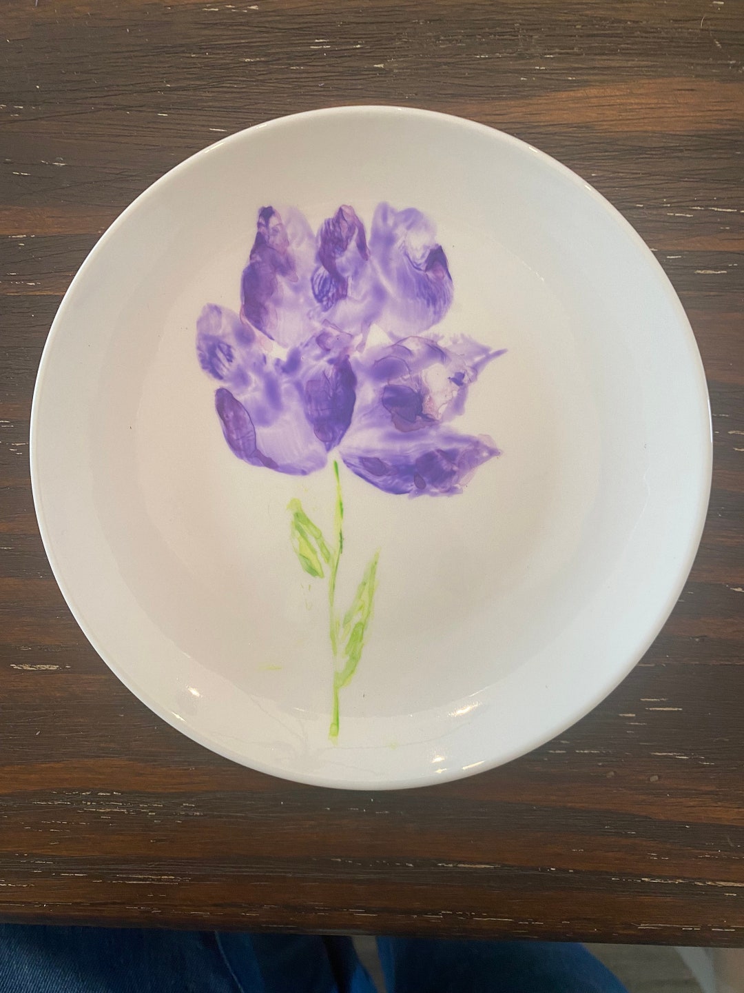 Hand Painted Plate - Etsy