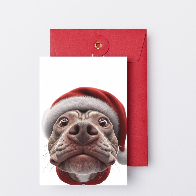 Pit Bull Christmas PNG Bundle | Santa Elf Reindeer Dog Clipart | 25 ...