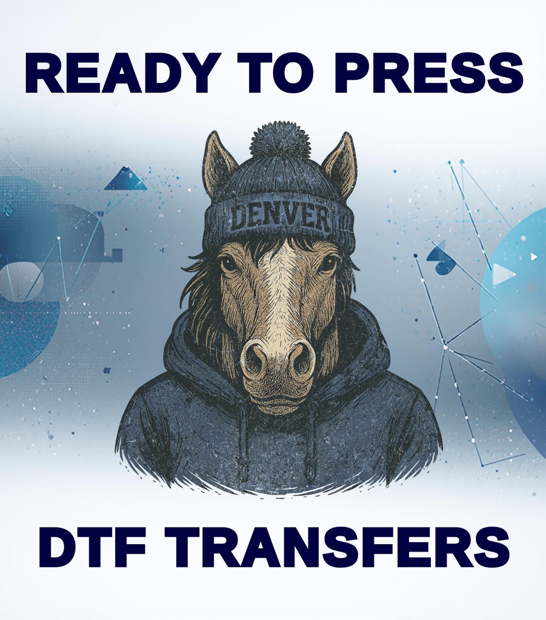 Vintage Football Denver DTF Transfer, Ready to Press DTF, Ready for ...