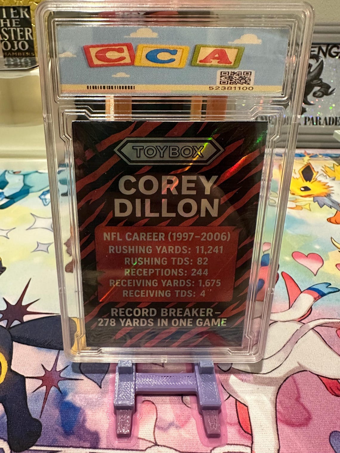 Corey Dillion Record Breaker Custom Slab - Etsy