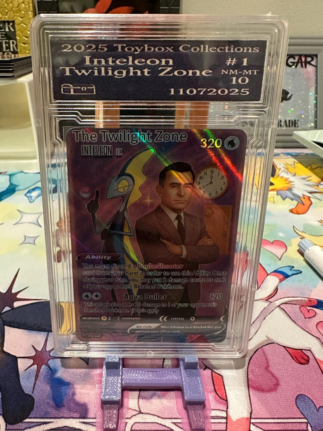 Inteleon Twighlight Zone Pokemon Custom Slab - Etsy