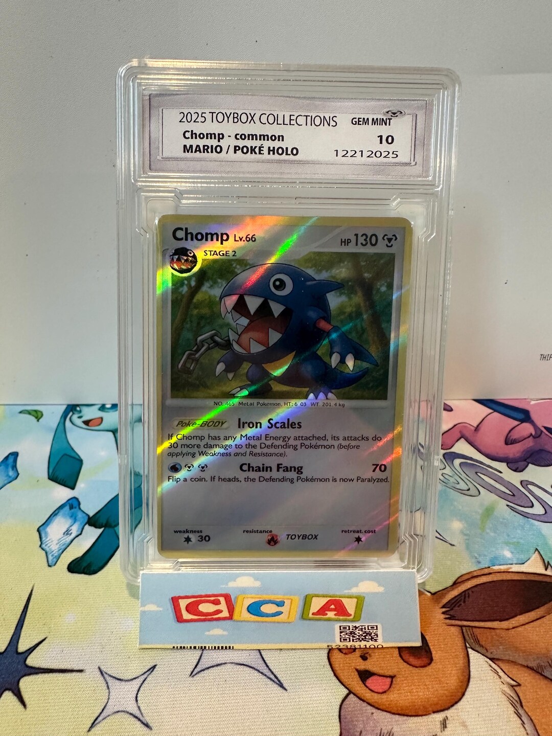 Mario / Pokemon CHOMP Common Custom Slab - Etsy