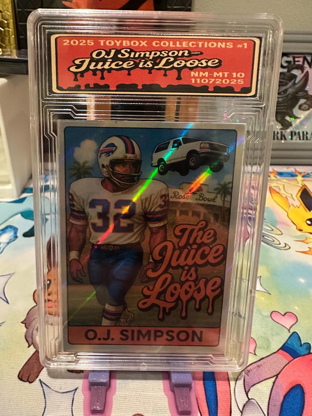 The Juice is Loose OJ Simpson Custom Trading Card Slab - Etsy