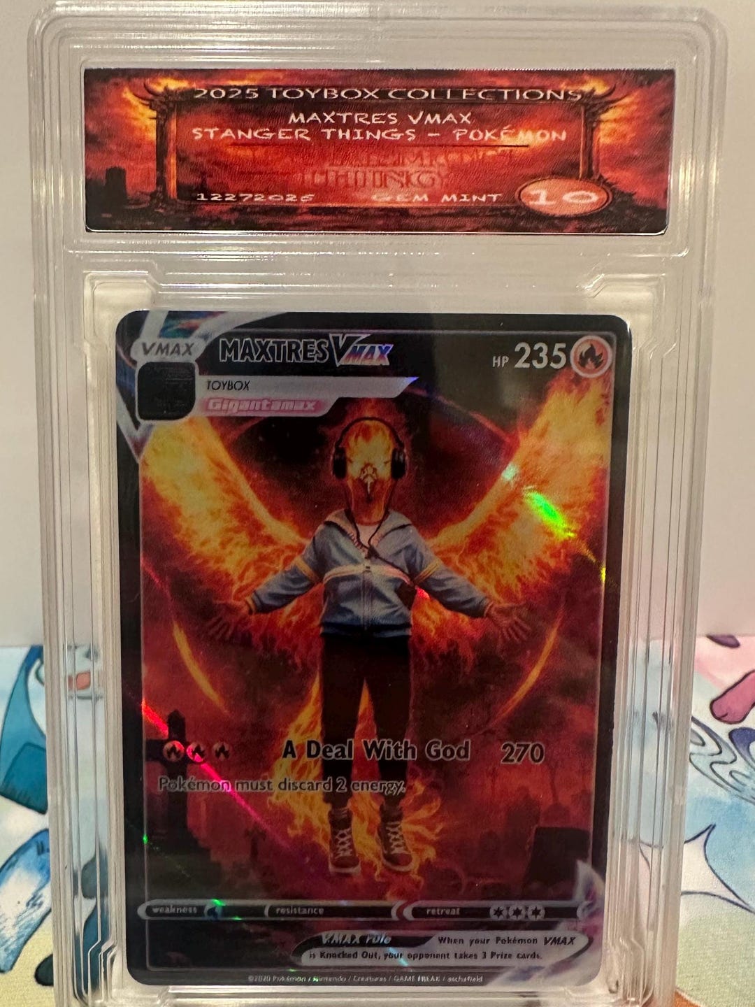 Stranger Things / Pokémon Maxtres Custom Slab - Etsy