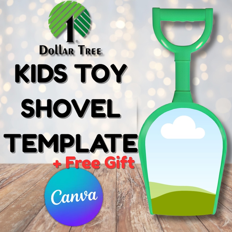Toy Shovel Template - Etsy