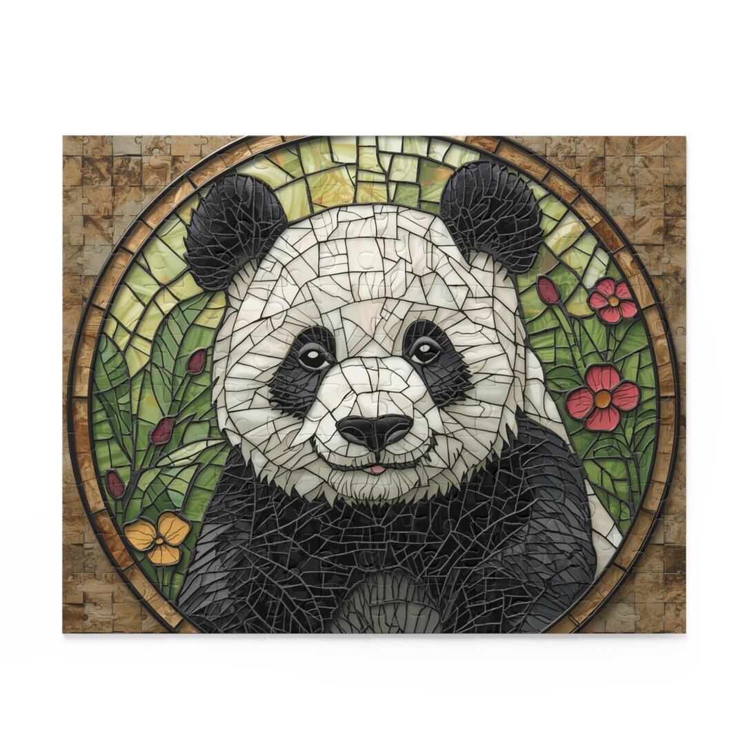 Panda Mosaic Jigsaw Puzzle Detailed Art for Adults - Etsy