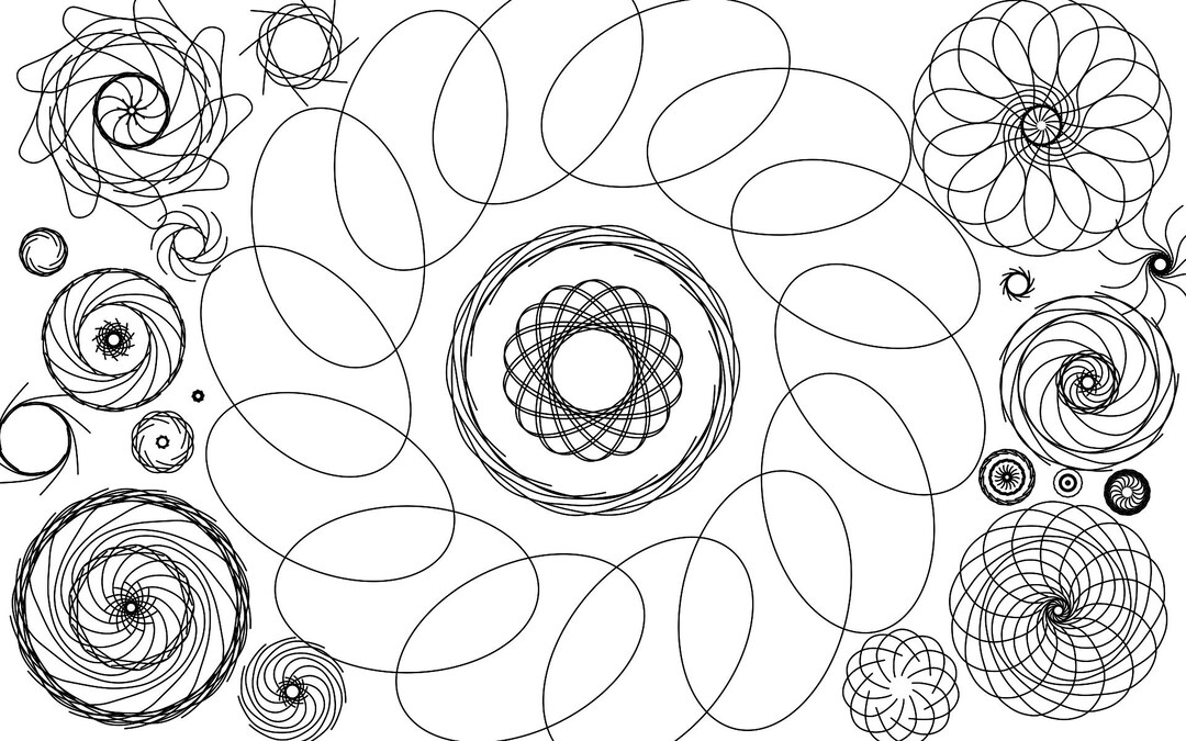 Calming Abstract Coloring Page - Etsy