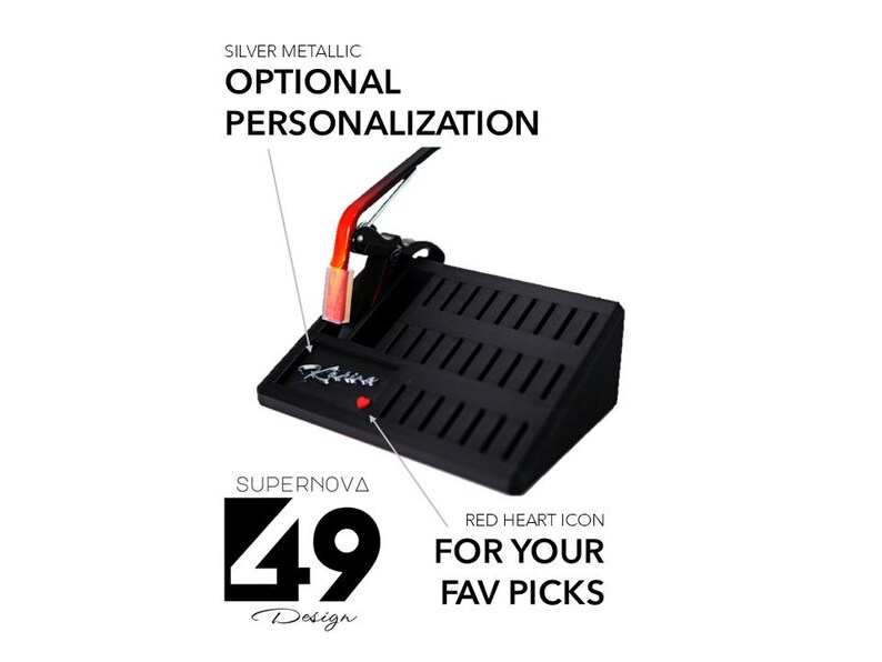 Personalized Guitar Pick and Capo Holder for Desk - Etsy