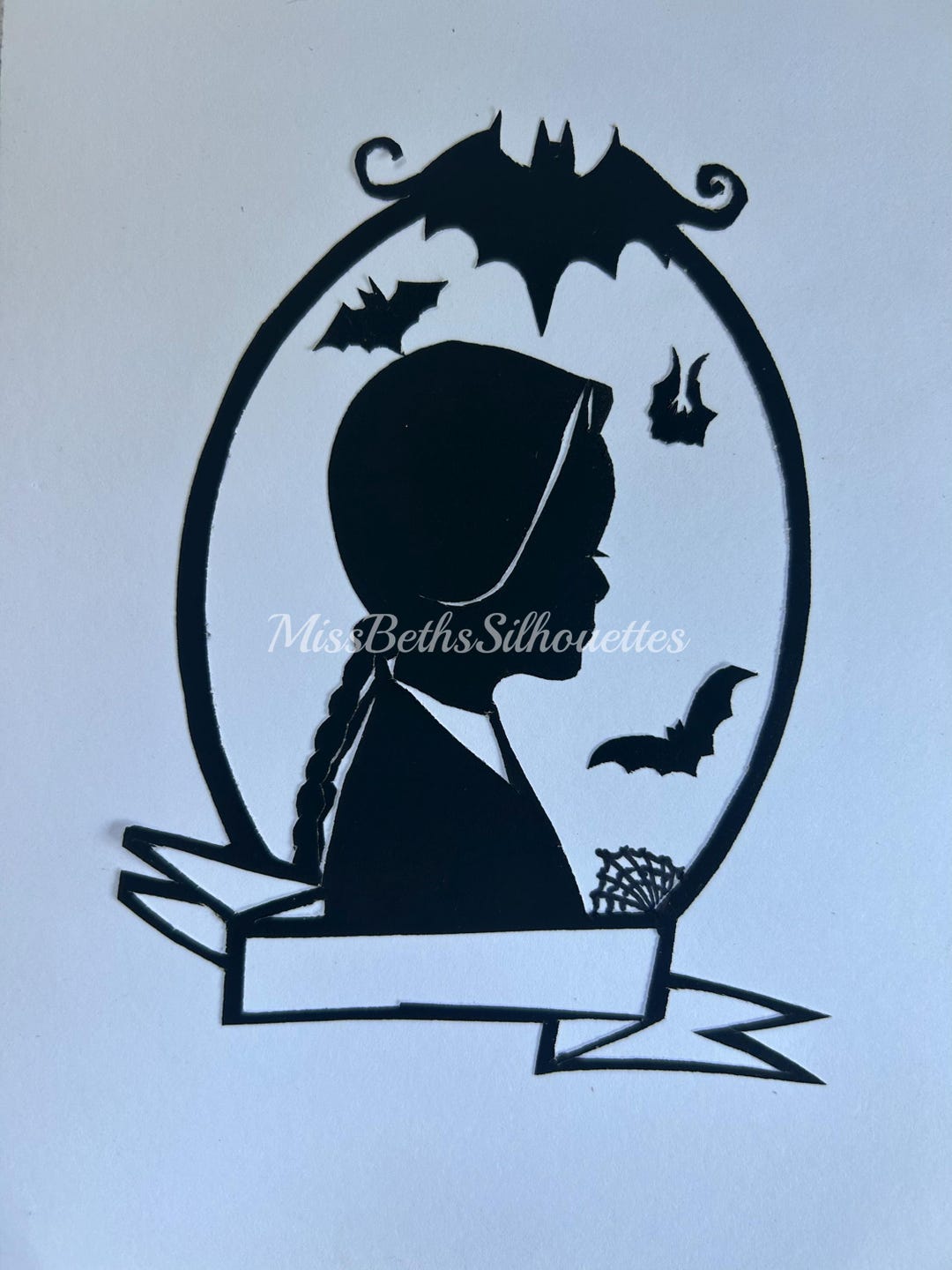 Wednesday Addams Silhouette .SVG - Etsy