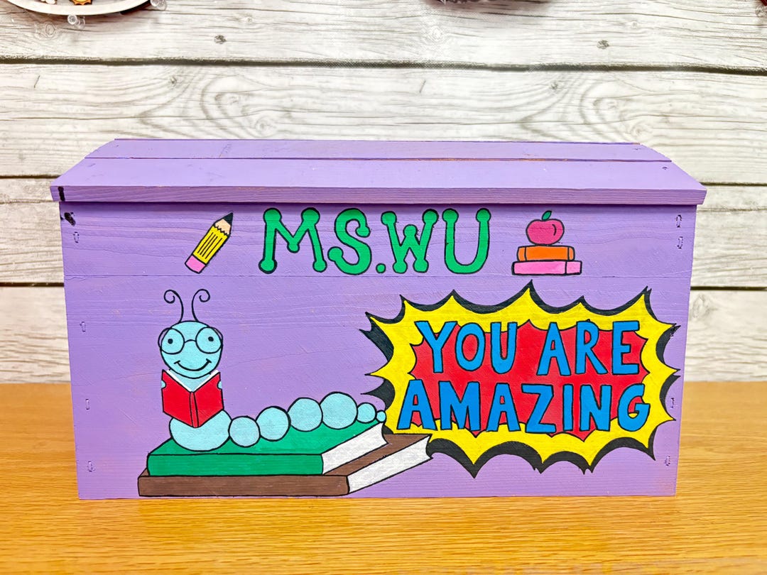 Custom Treasure Chest/keepsake Box for Home, Classrooms, Personal Items ...