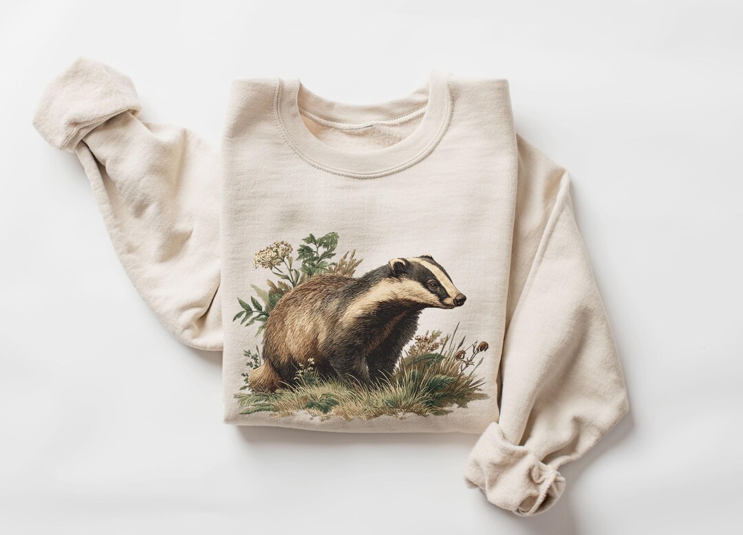 Retro American Badger Spring Scene Sweatshirt - Nineties 90s Vintage ...