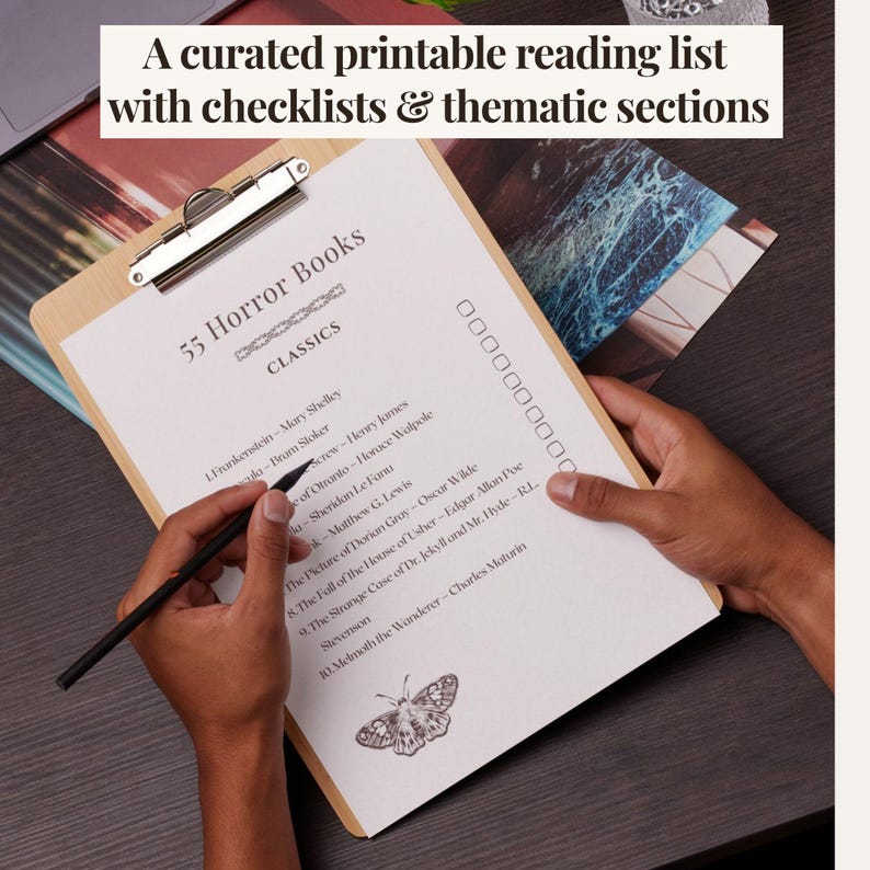 Horror Reading Challenge, 55 Must-read Horror Books Bucket List ...
