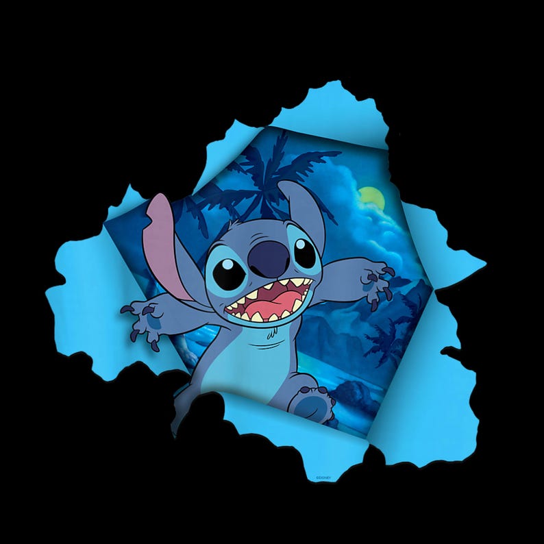Lilo & Stitch PNG – Tropical Breakout Stitch (instant Digital Download ...