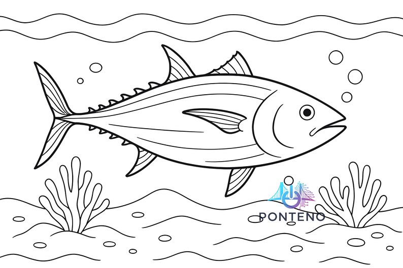 Water Animals Coloring Pages for Kids – Big Bundle | 30 Pages ...