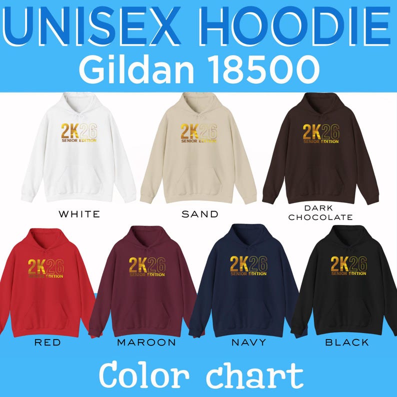 2K26 Senior Edition Hoodie | Class of 2026 Senior Edition Hoodie ...