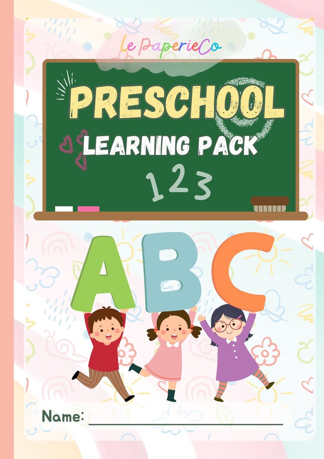 Pre-school Learning Pack - Etsy