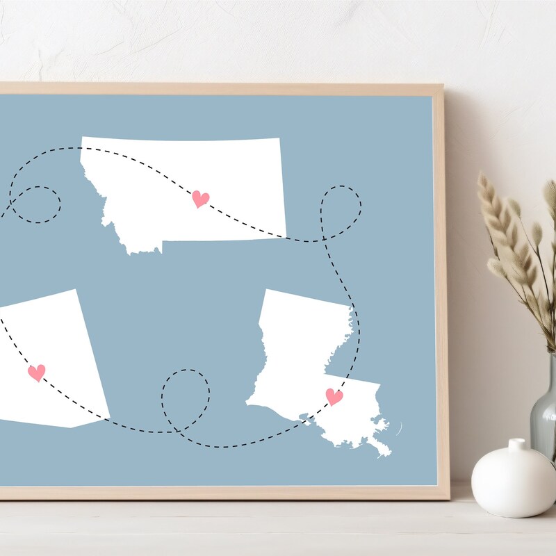 State Heart - Etsy