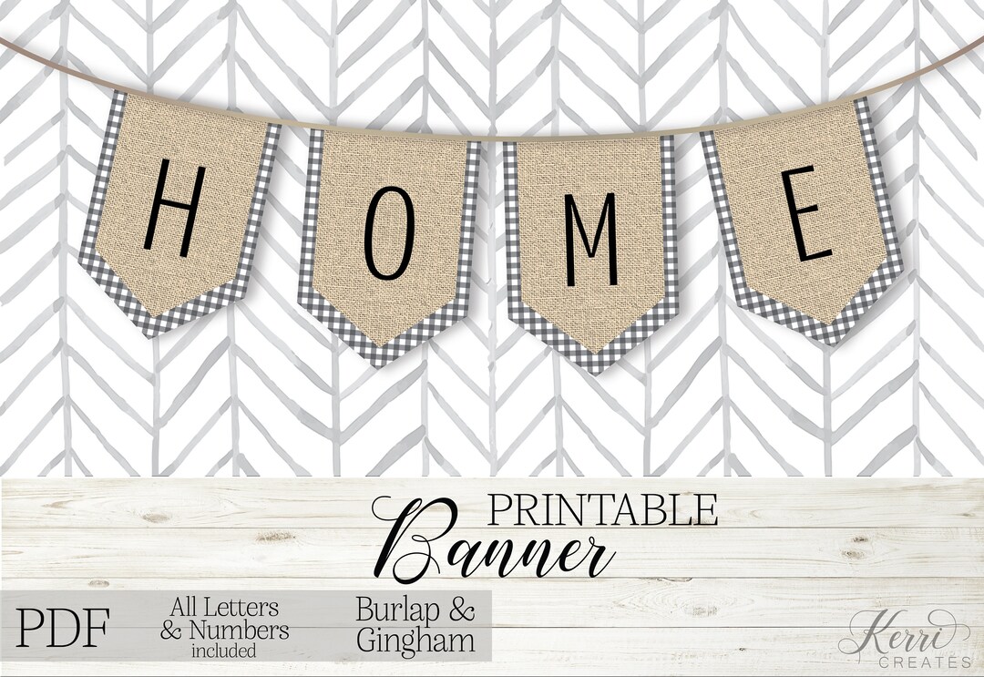 Alphabet Banner. Printable PDF. Classroom Decor. Homeschool Decor ...