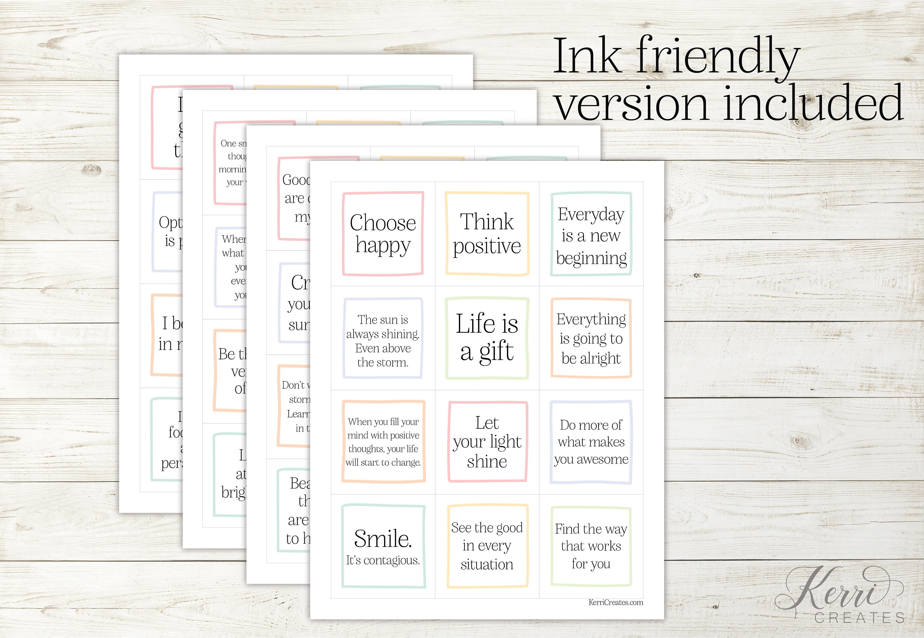 Positivity Cards. Affirmations Cards. Daily Affirmations. Inspirational ...